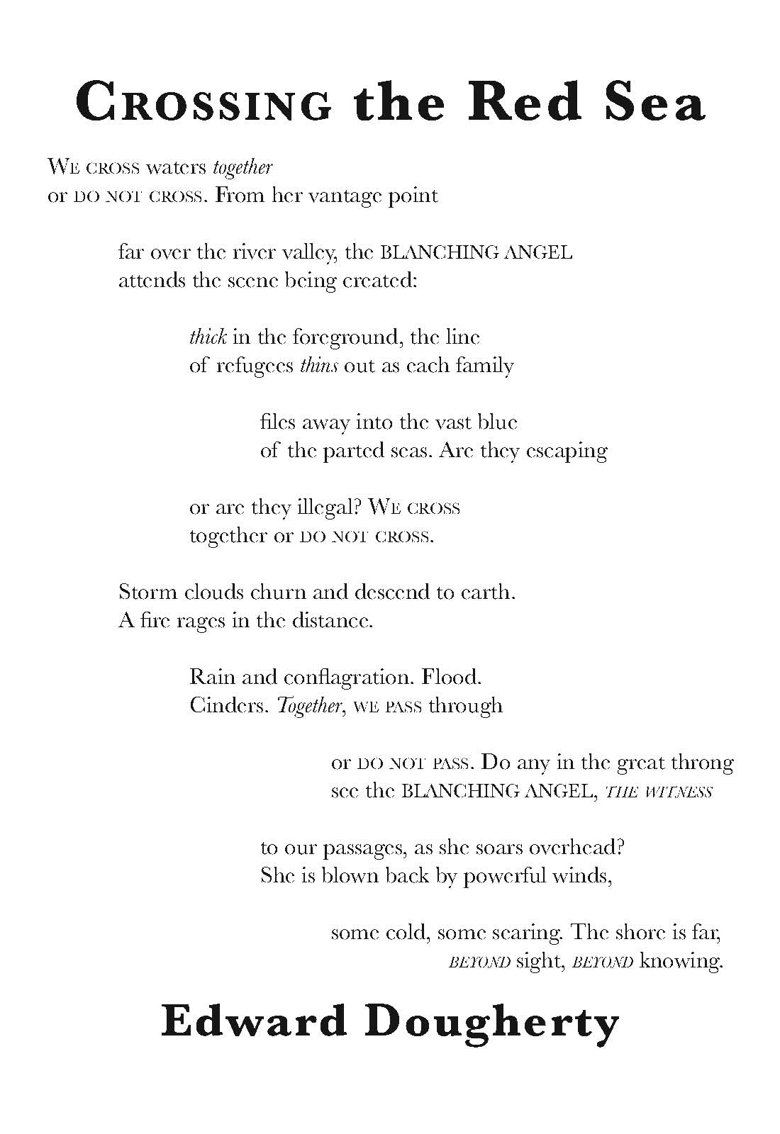 Cultural Crossroads | Poem Tags | Architrave Press